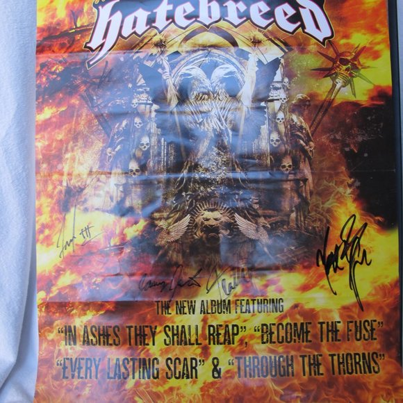 Hatebreed | Art | Signed Hatebreed Poster | Poshmark